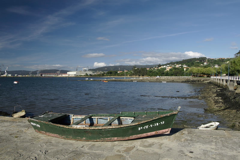 FISHING PORT PORTO DE MANIÑOS IN FENE A CORUÑA - GALICIA