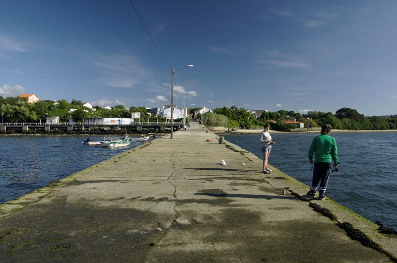 FISHING PORT PORTO DE MANIÑOS IN FENE A CORUÑA - GALICIA