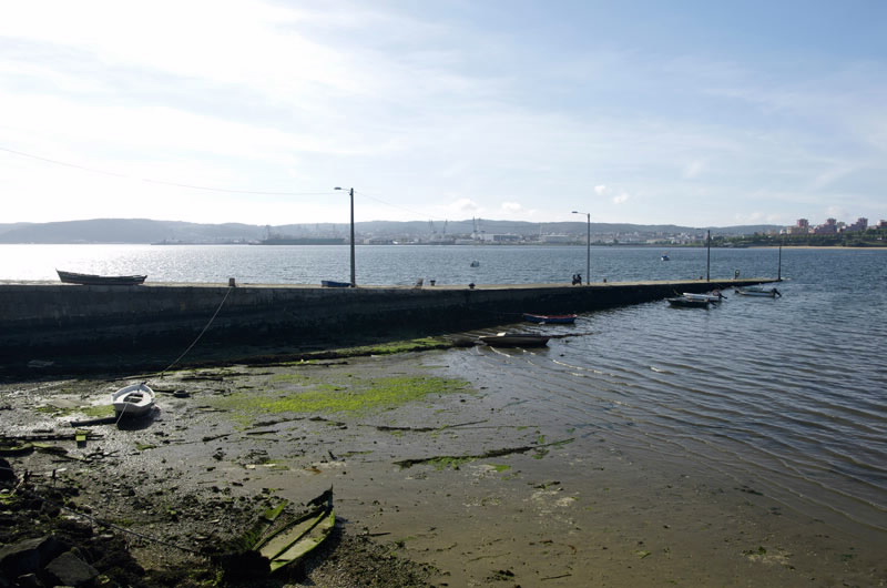 FISHING PORT PORTO DE MANIÑOS IN FENE A CORUÑA - GALICIA