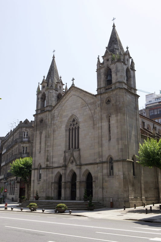 CHURCH IGREXA DE SANTIAGO DE VIGO IN VIGO PONTEVEDRA - GALICIA