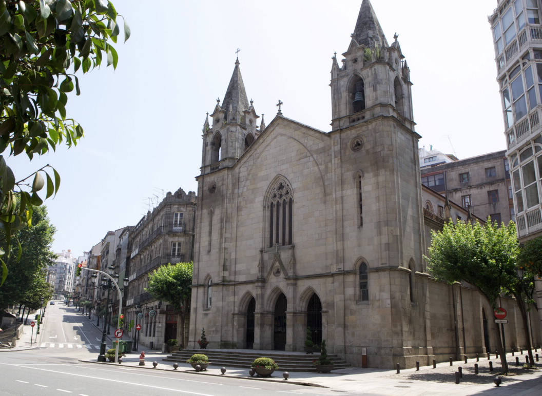 CHURCH IGREXA DE SANTIAGO DE VIGO IN VIGO PONTEVEDRA - GALICIA
